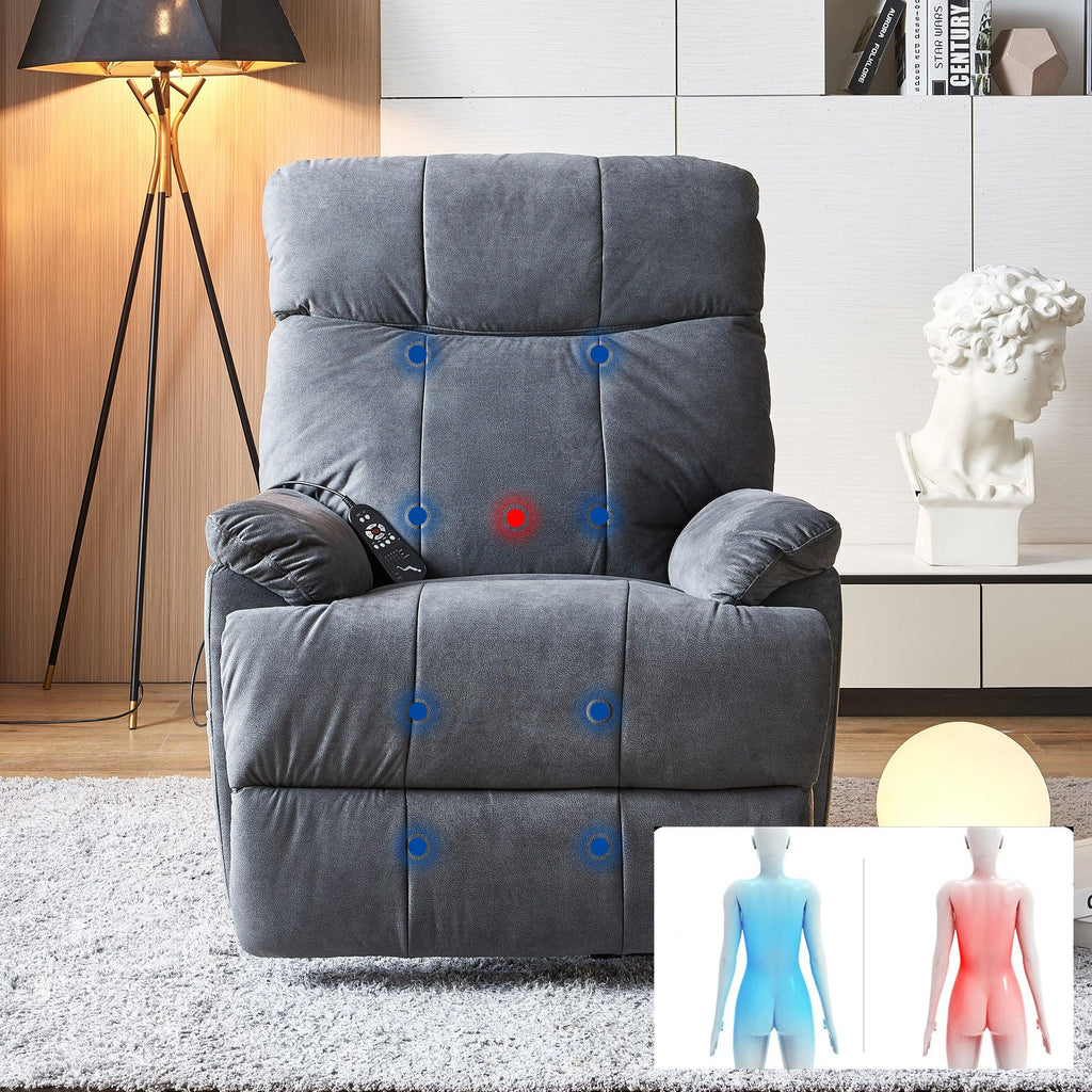 Electric Power Lift Recliner Chair with Heat and Massage – My Lift Chair